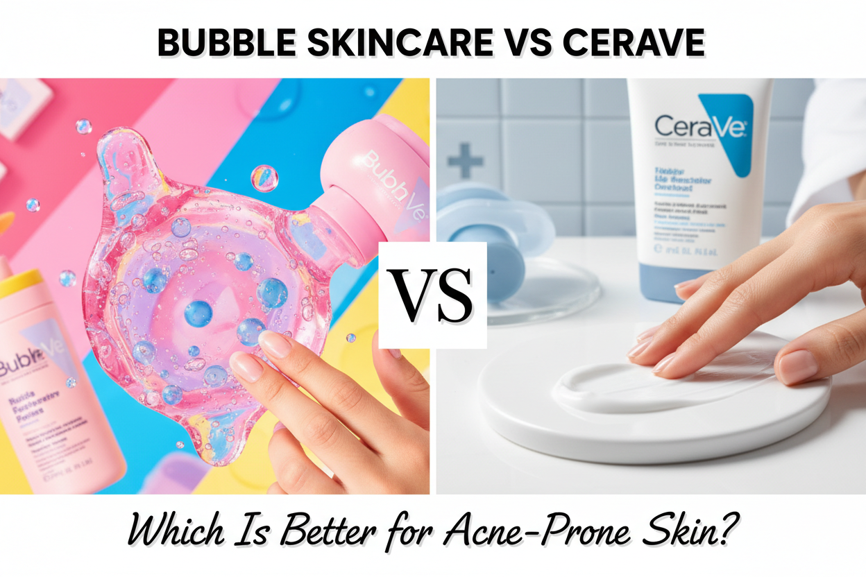 Bubble Skincare vs CeraVe for Acne-Prone Skin: Honest 2026 Comparison ...